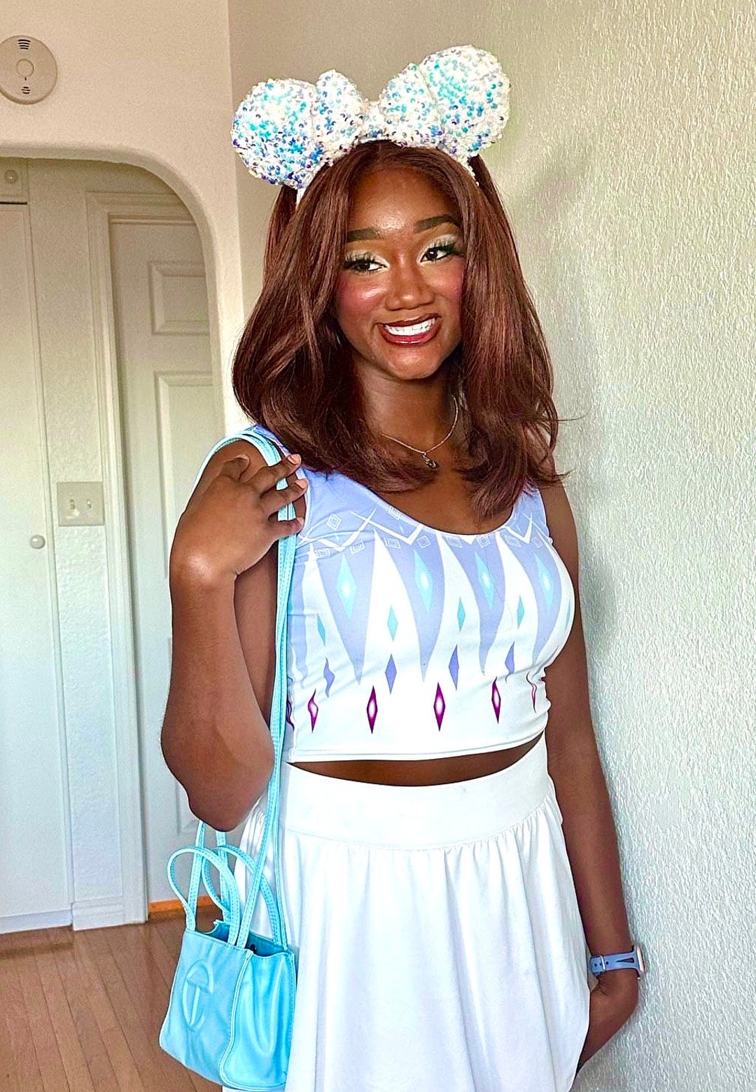 Elsa Frozen Crop Top - Etsy