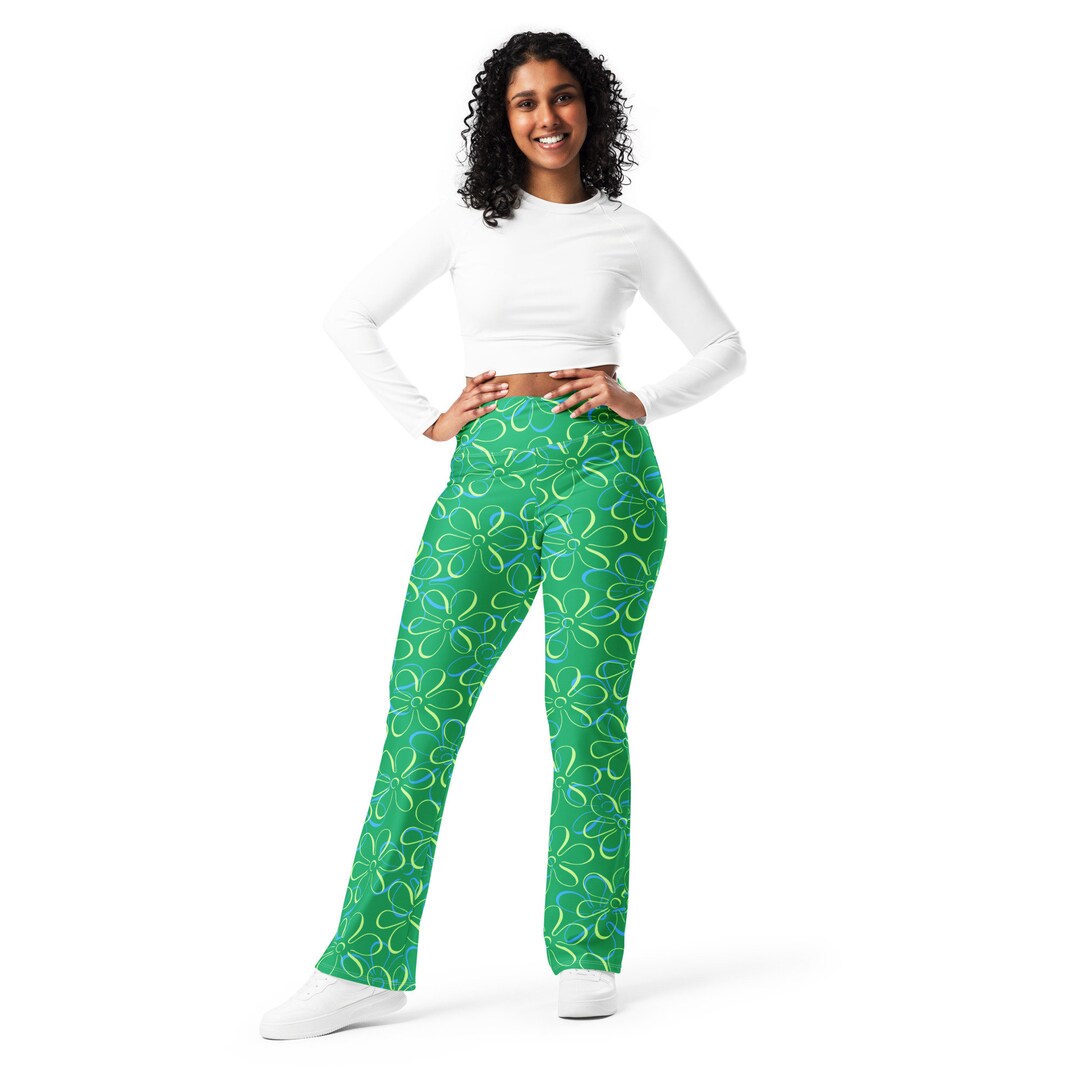 Disgust Emotion Flare Leggings - Etsy