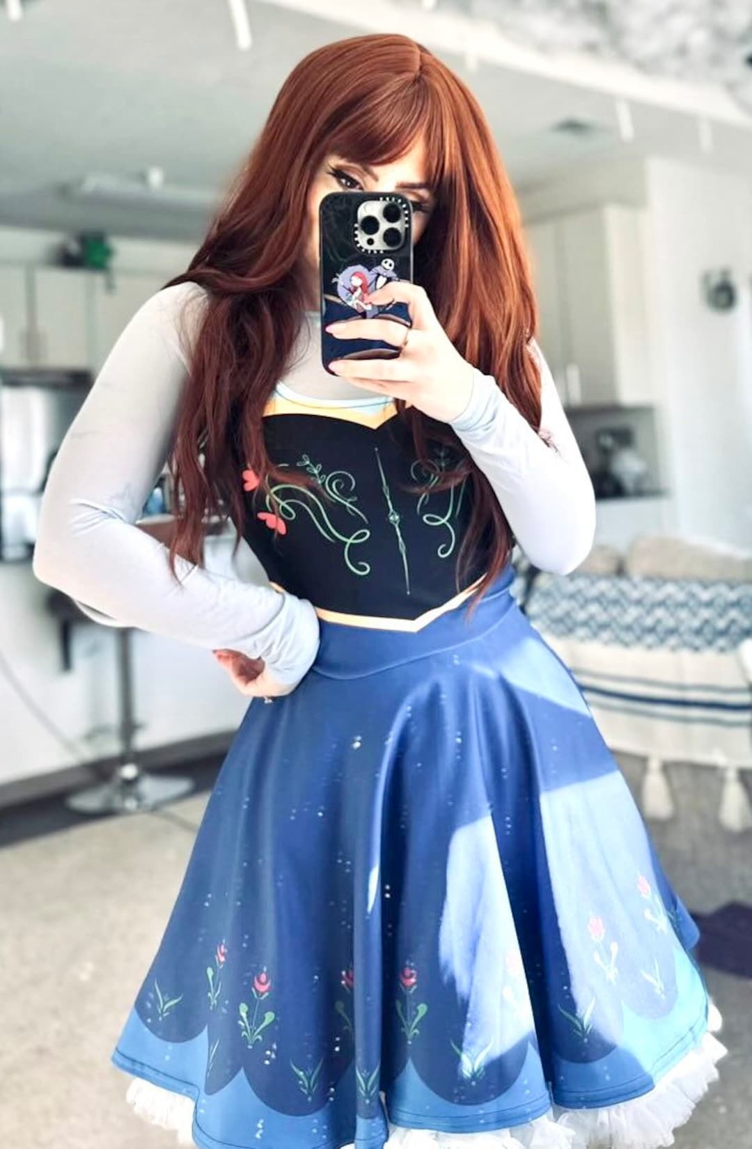 Anna Skater Dress, Princess Dress for Trips, Cosplay - Etsy