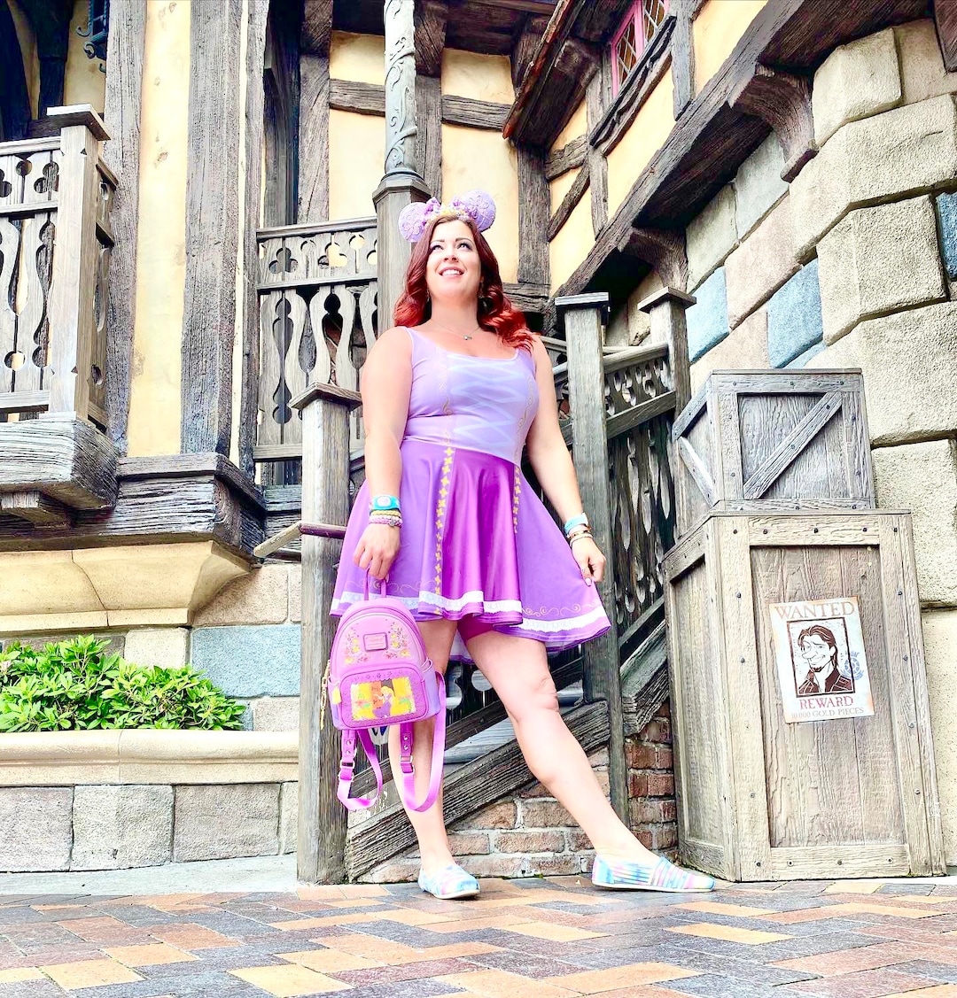 Rapunzel Inspired Skater Dress - Etsy