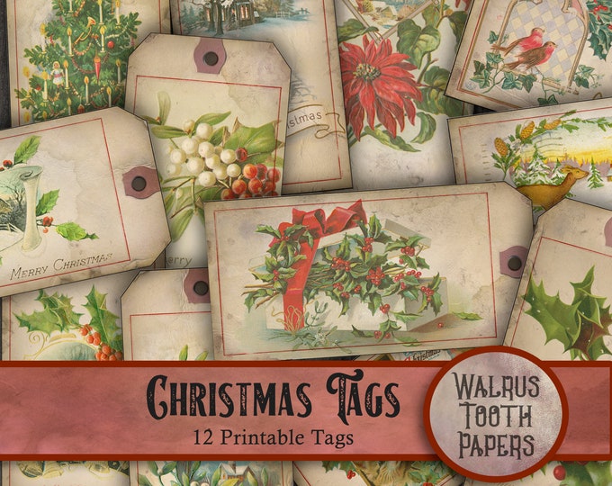 VINTAGE TEXT Printable Scrapbook Paper 12 X 12 - Etsy