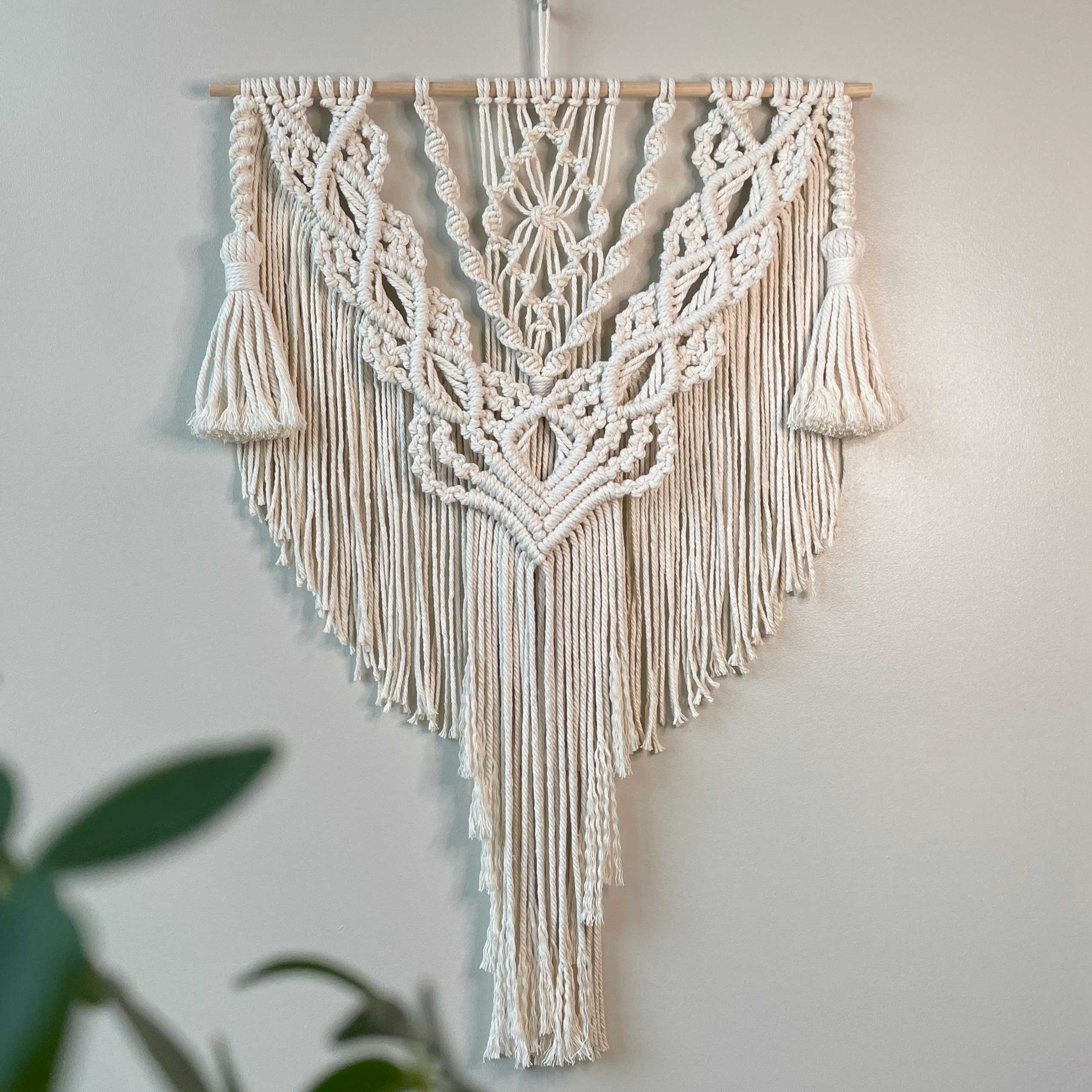 Cotton Macrame Wall Art Boho Neutral Decoration Macrame - Etsy