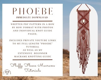 Macrame Wall Hanging Tutorial PDF Instant Download Macrame Wall Hanging ...