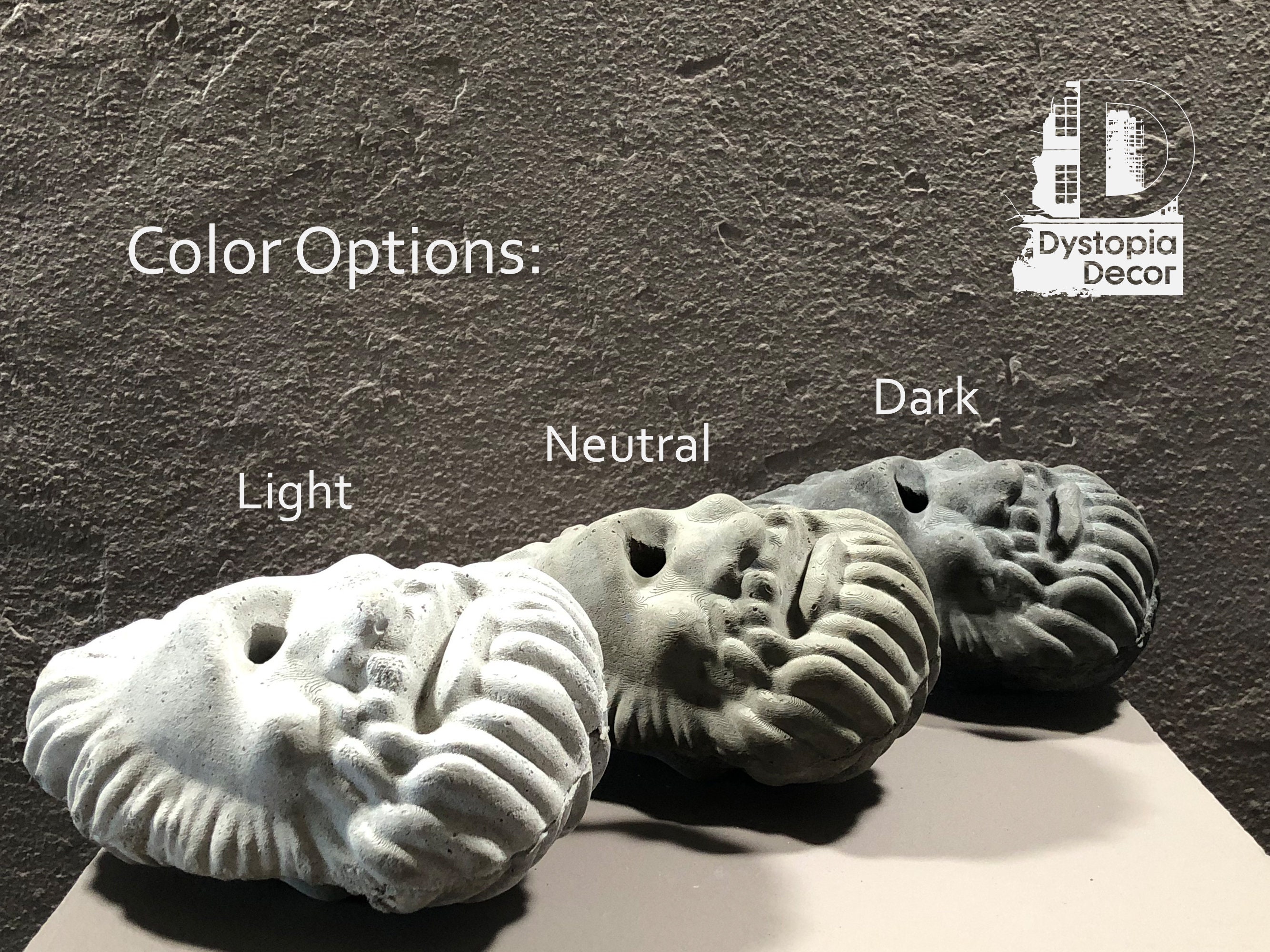 Cyclops Garden Statue, Weird Concrete Sculpture, Ancient Relic, Double ...