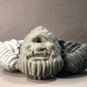 Cyclops Garden Statue, Weird Concrete Sculpture, Ancient Relic, Double ...