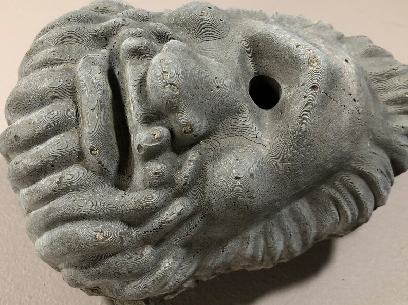 Cyclops Garden Statue, Weird Concrete Sculpture, Ancient Relic, Double ...