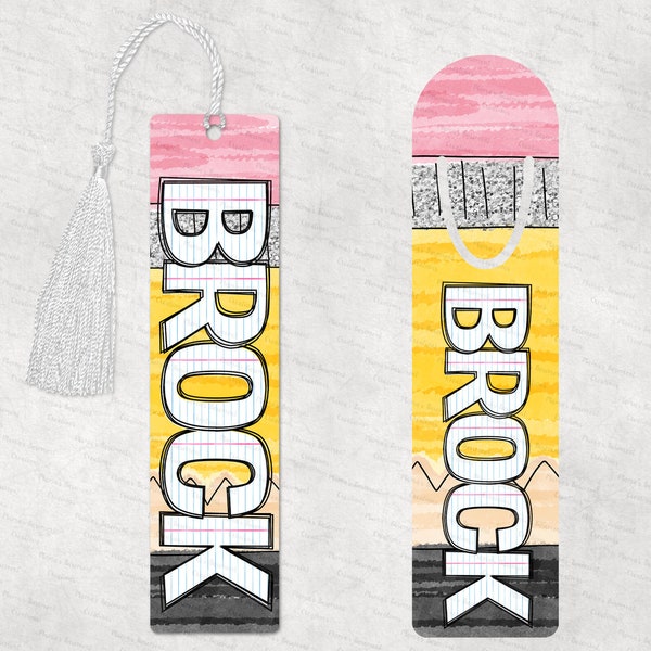 Pencil Bookmark - Etsy
