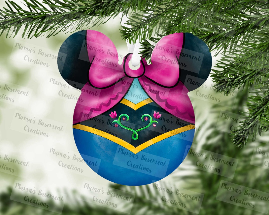 Character Mouse Shaped Head Ornaments Princess Ornament Superhero