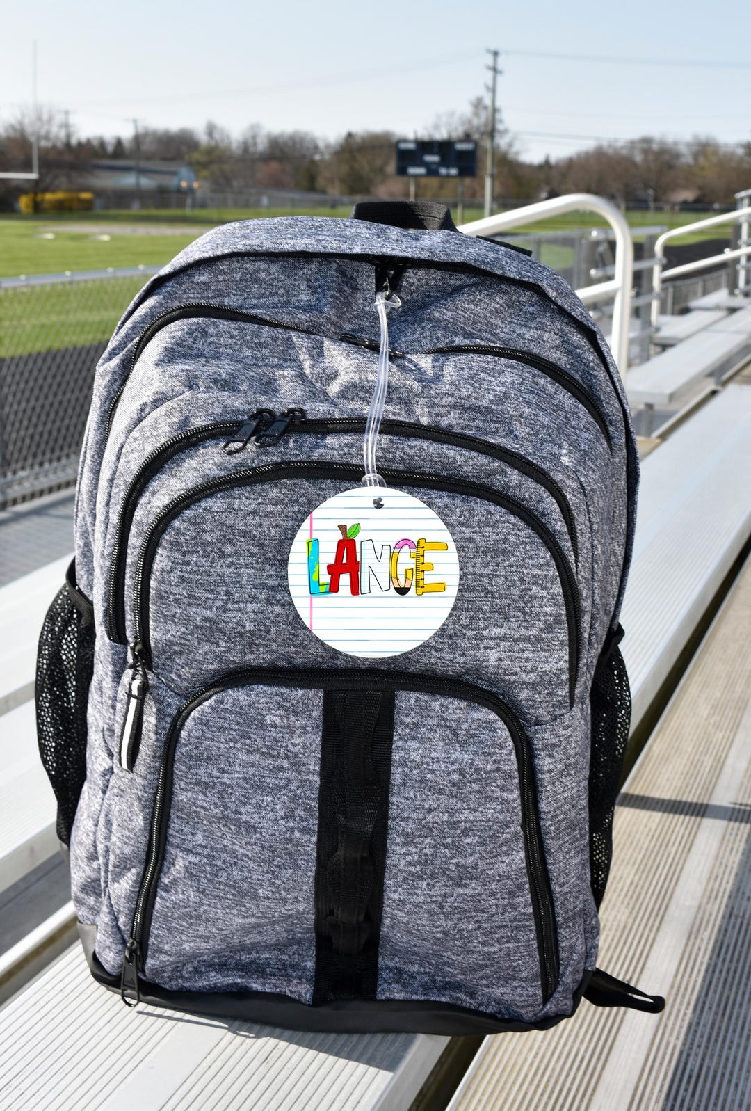 Kids School Backpack Bag Tag, School Bus Bag Tag, Walker Bag Tag, Car ...