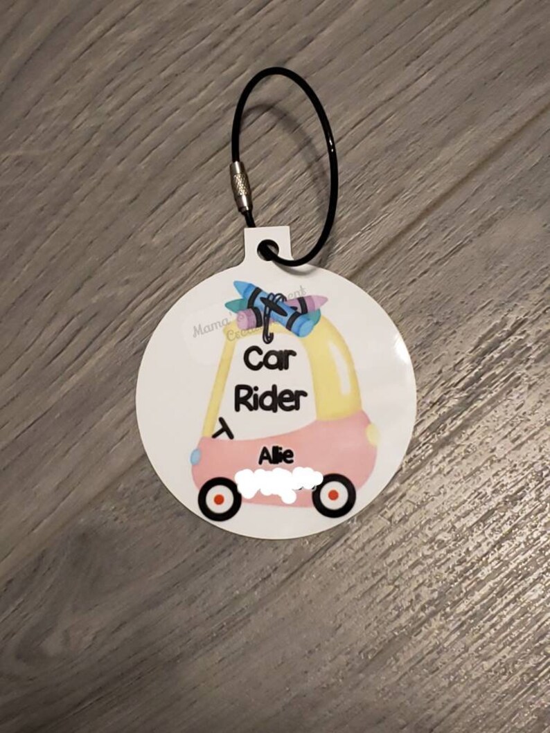 Kids School Backpack Bag Tag School Bus Bag Tag Walker Bag - Etsy