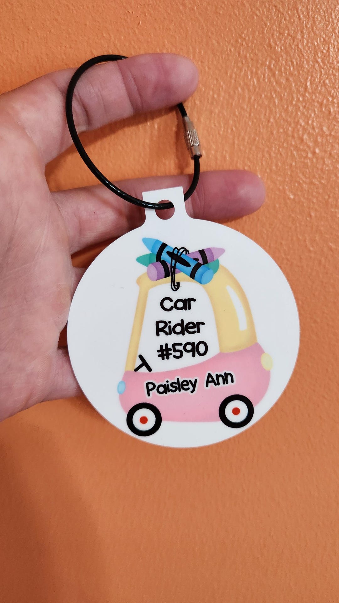 Kids School Backpack Bag Tag, School Bus Bag Tag, Walker Bag Tag, Car ...