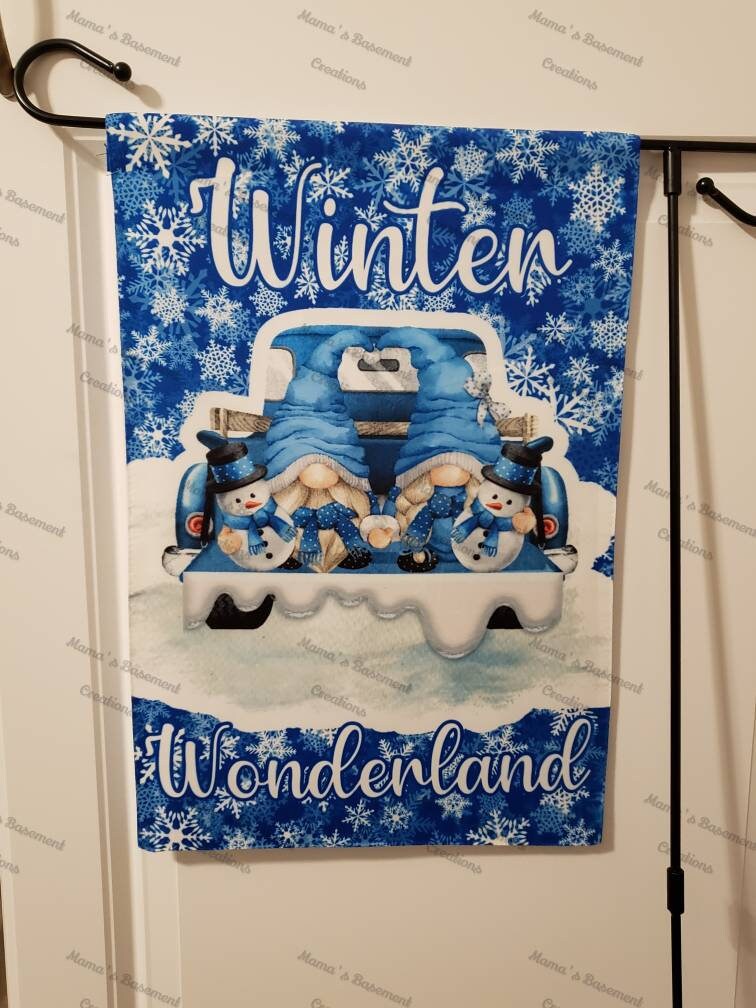 Winter Wonderland Garden Flag - Etsy