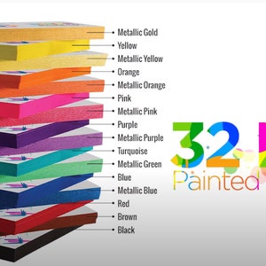 Color Edge Cards - Etsy