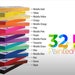 Color Edge Cards - Etsy