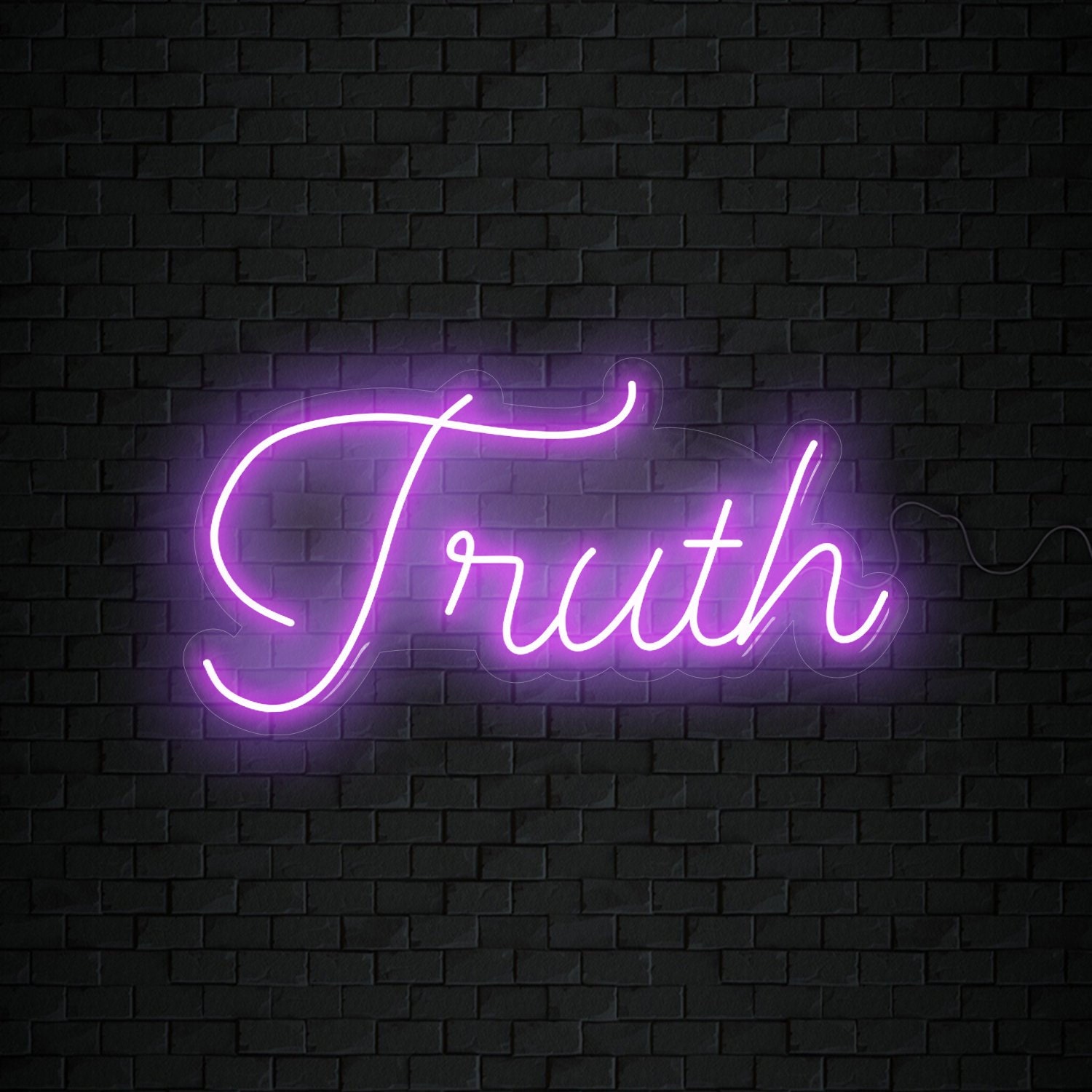 Truth Neon Sign Personalize LED Neon Signs Light for Wedding Party Home ...