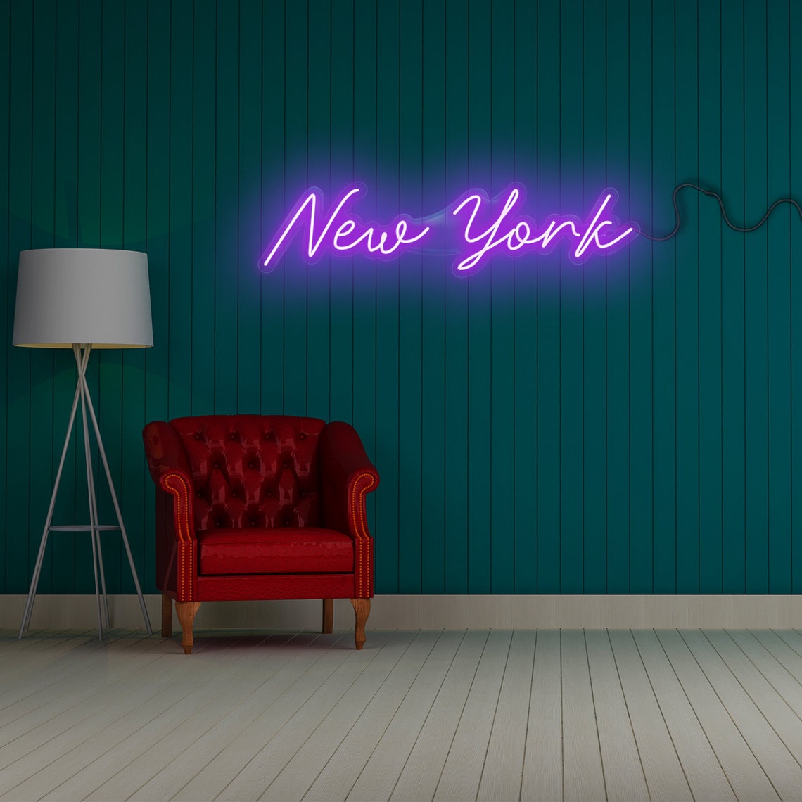 New York Neon Sign Personalize LED Neon Signs Light for Wedding Party ...