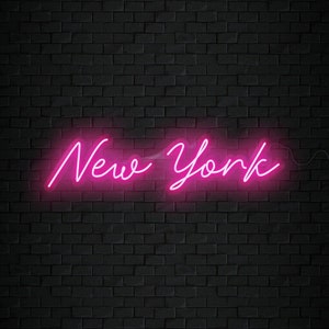 New York Neon Sign Personalize LED Neon Signs Light for - Etsy