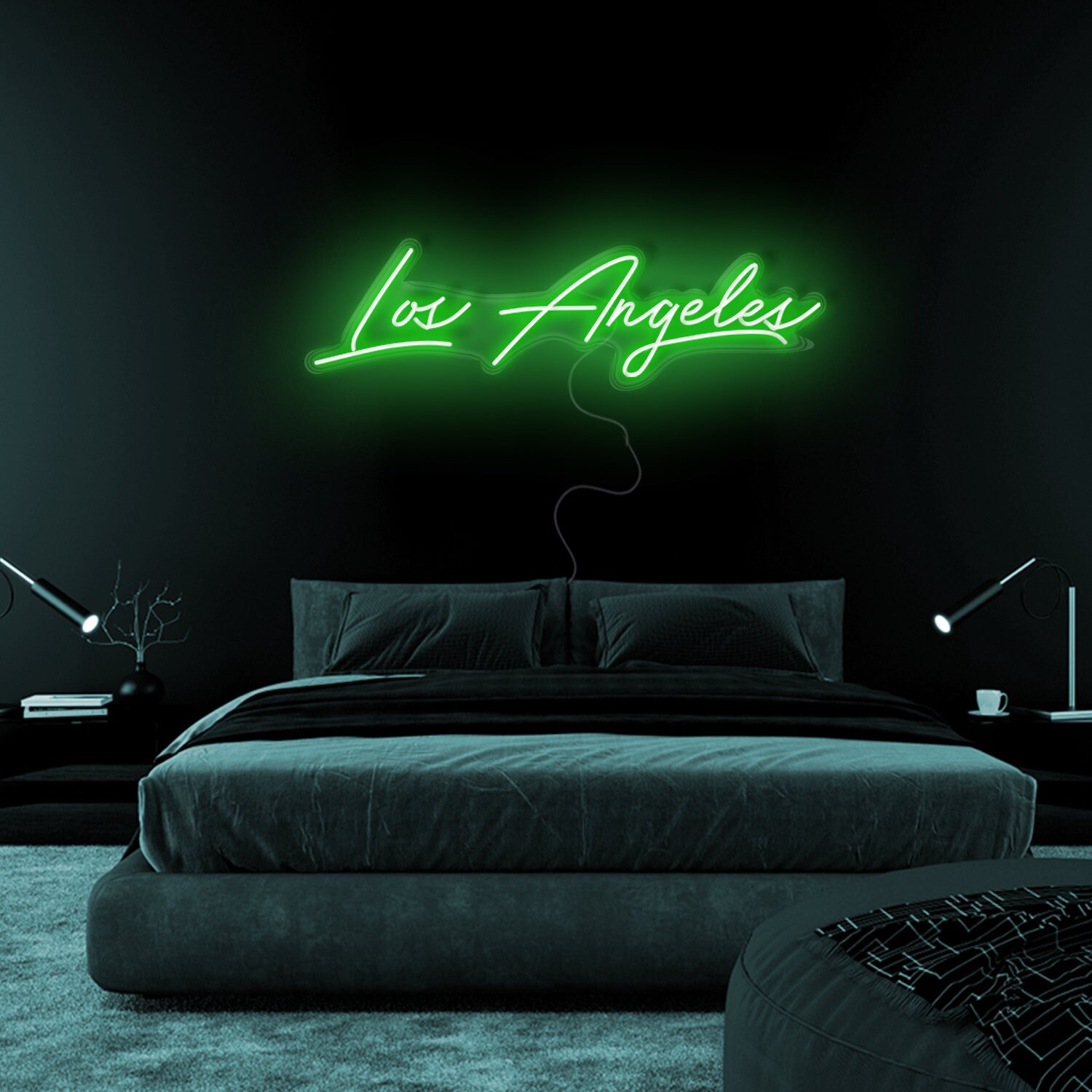 Los Angeles Neon Sign Personalize LED Neon Signs Light for Wedding ...
