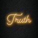 Truth Neon Sign Personalize LED Neon Signs Light for Wedding Party Home ...