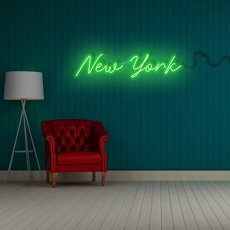 New York Neon Sign Personalize LED Neon Signs Light for Wedding Party ...
