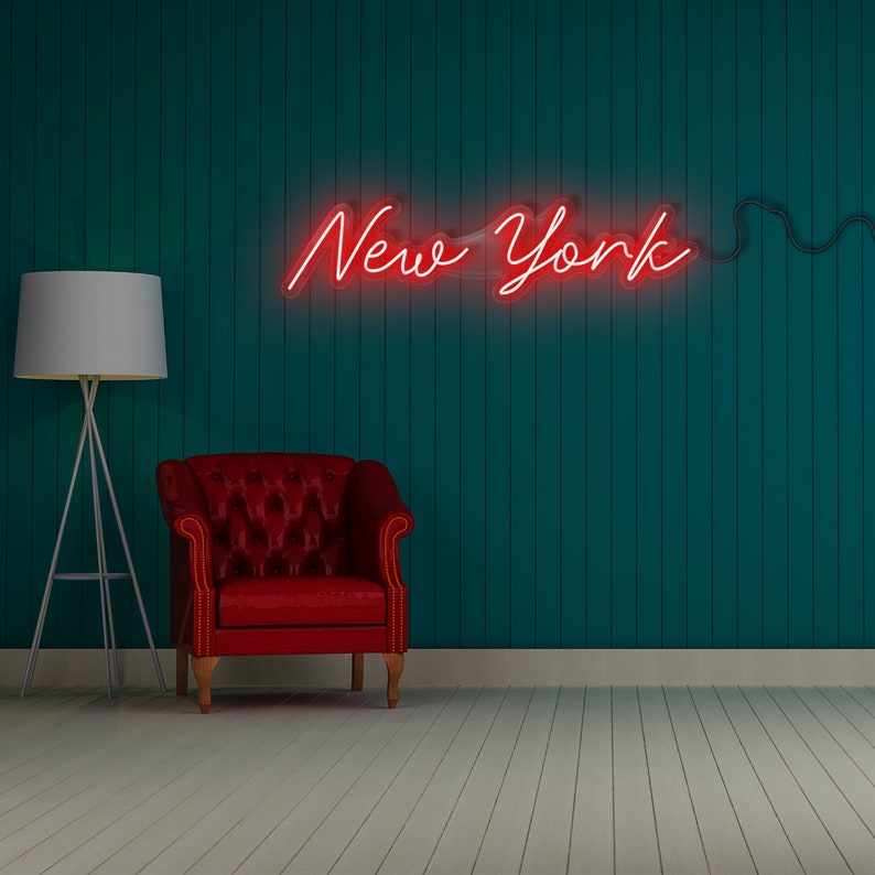 New York Neon Sign Personalize LED Neon Signs Light for Wedding Party ...