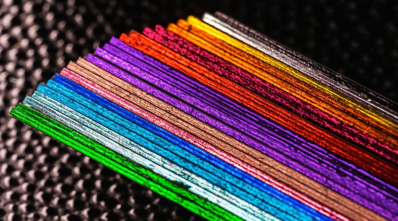 Color Edge Cards - Etsy