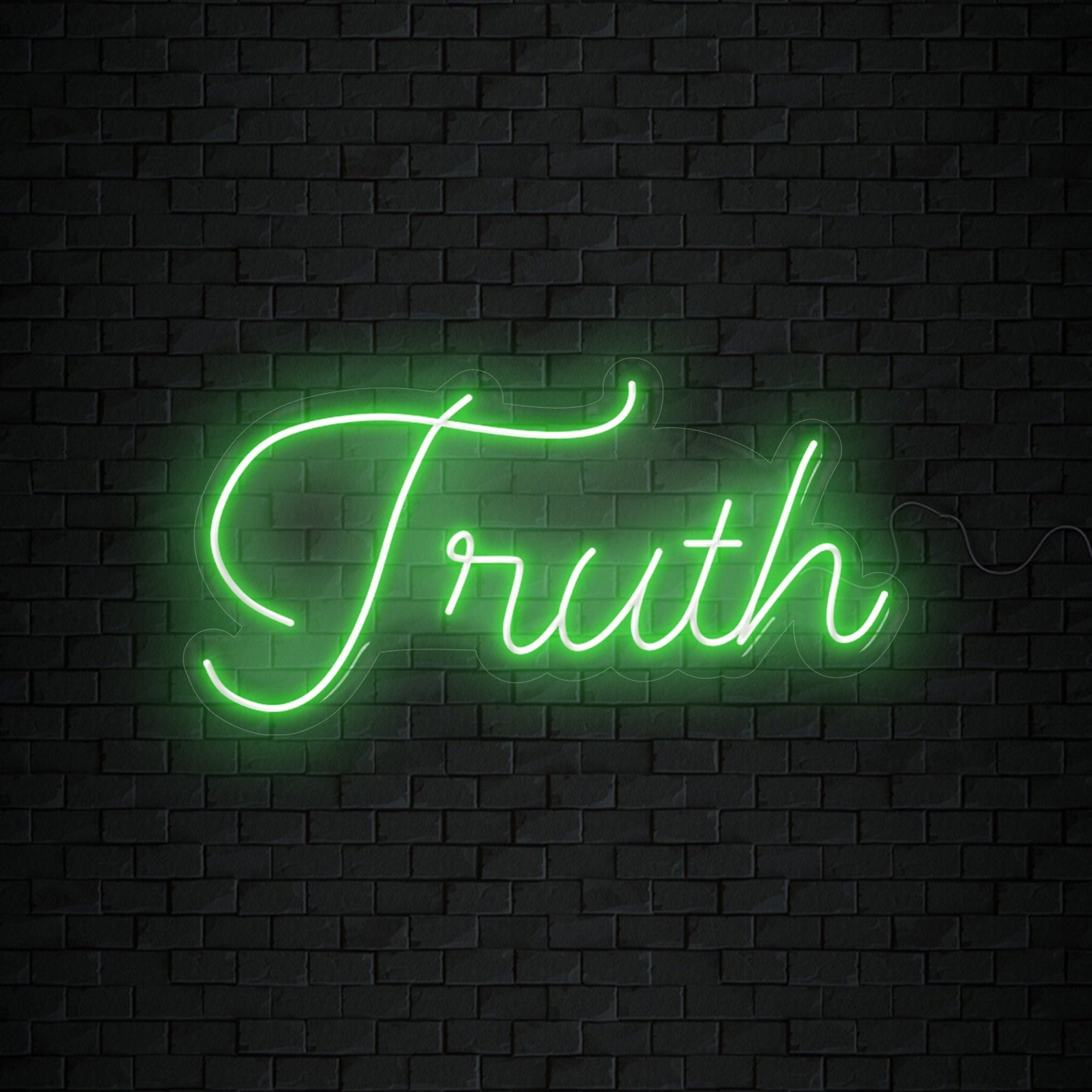 Truth Neon Sign Personalize LED Neon Signs Light for Wedding Party Home ...