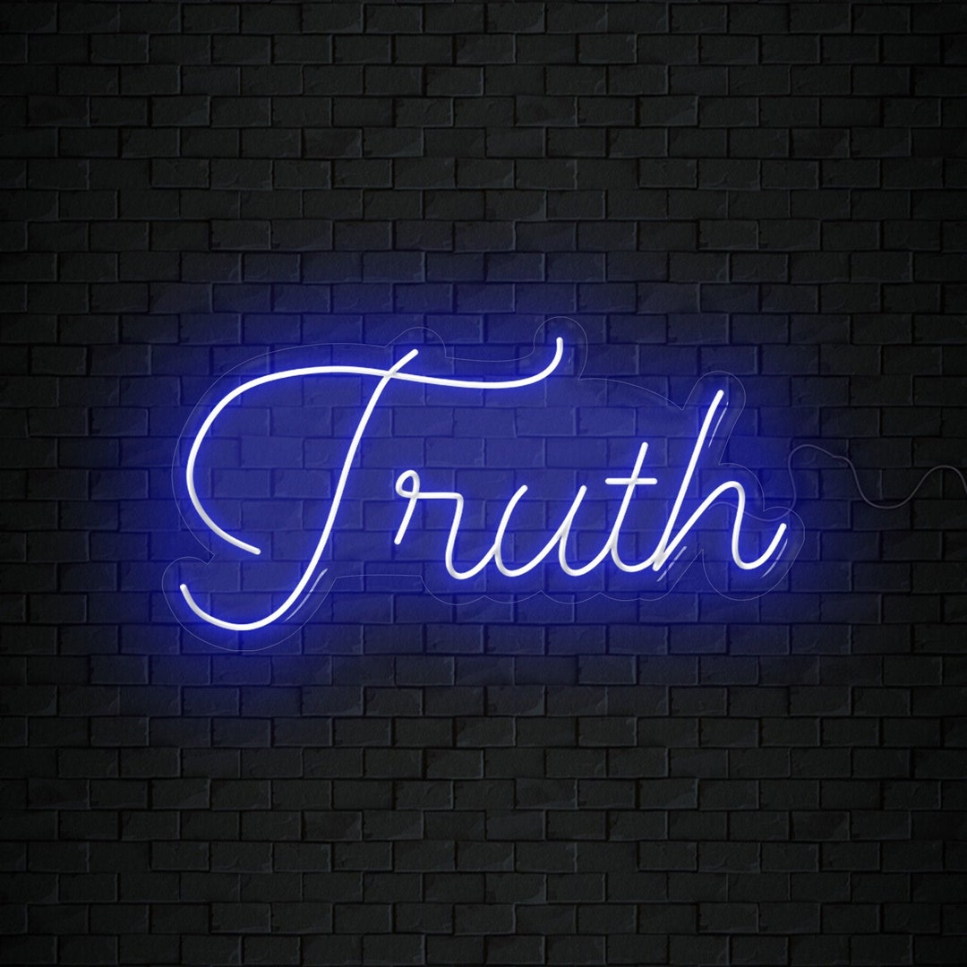 Truth Neon Sign Personalize LED Neon Signs Light for Wedding Party Home ...