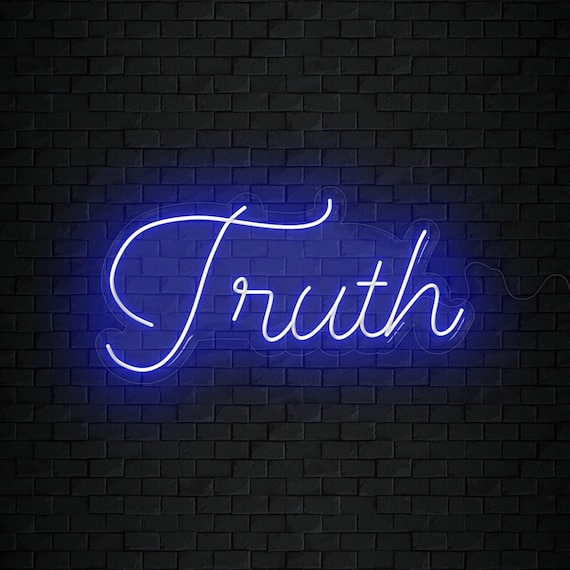Truth Neon Sign Personalize LED Neon Signs Light for Wedding - Etsy UK