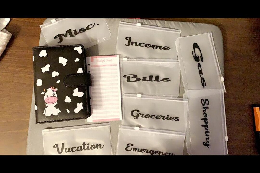 Cow Print Budget Binder - Etsy