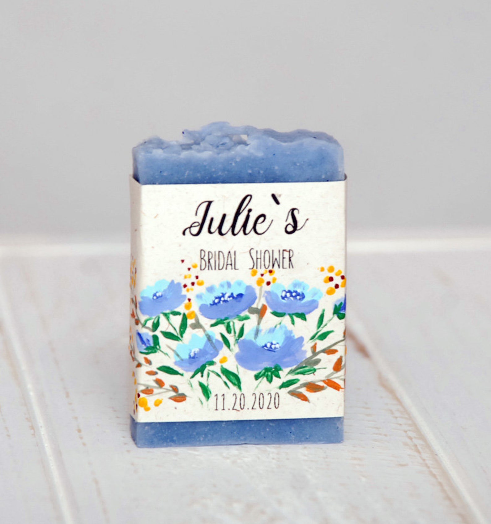 Personalized Soap Shower Favors With Hand-painted Labels - Etsy