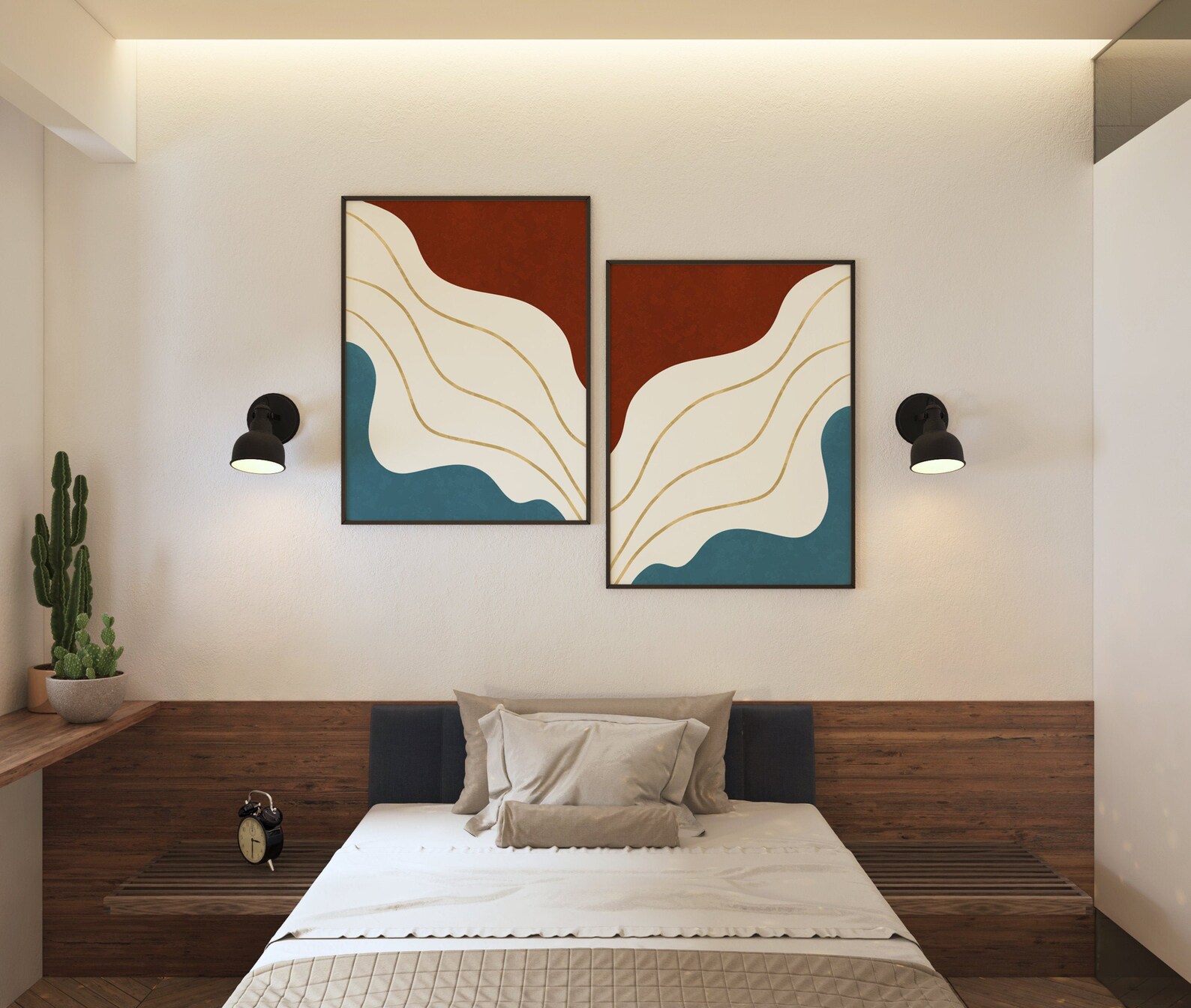 Arte de pared abstracto / abstracto arte de pared imprimible / - Etsy ...