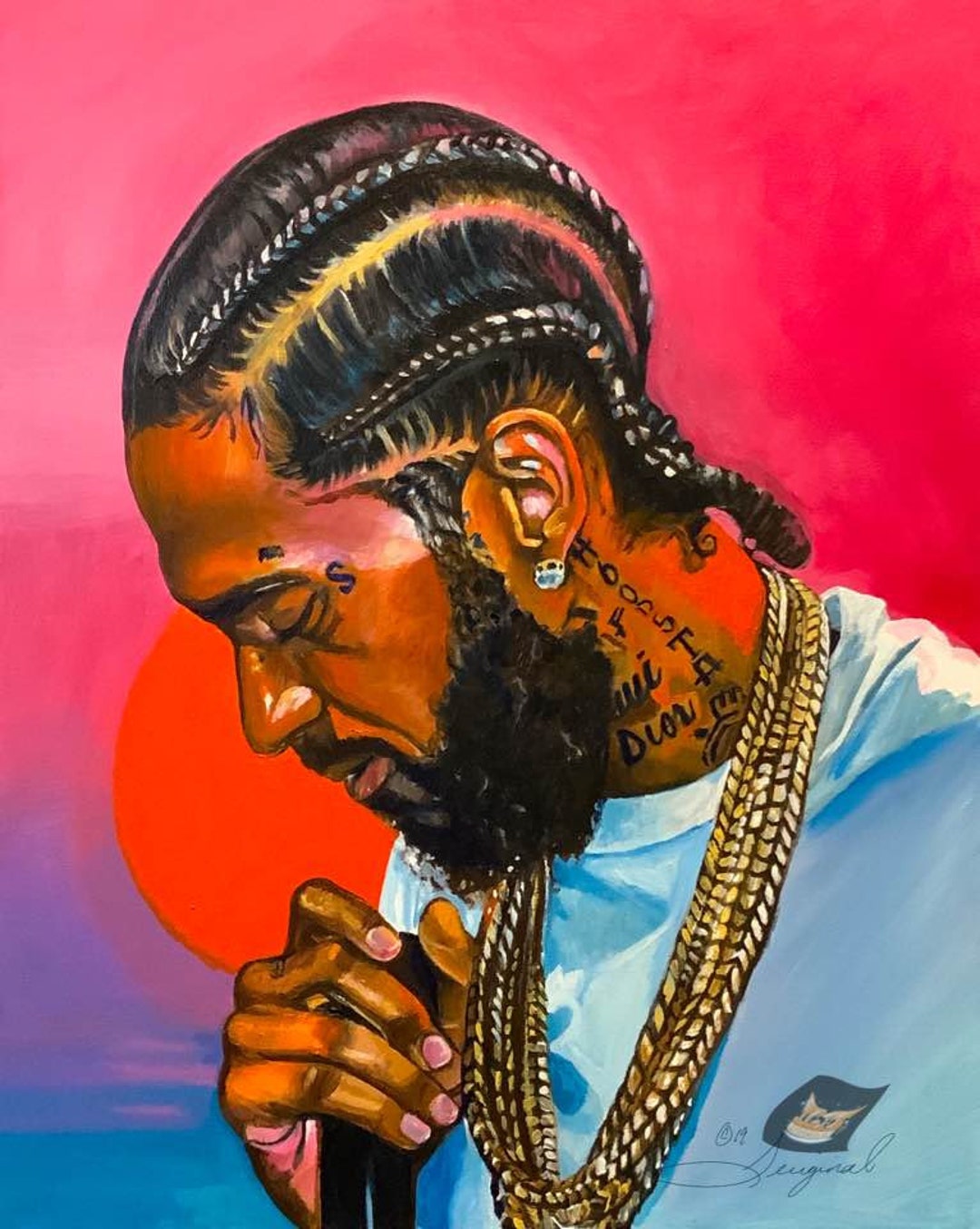 Tribute Artwork Honorable King Print - Etsy