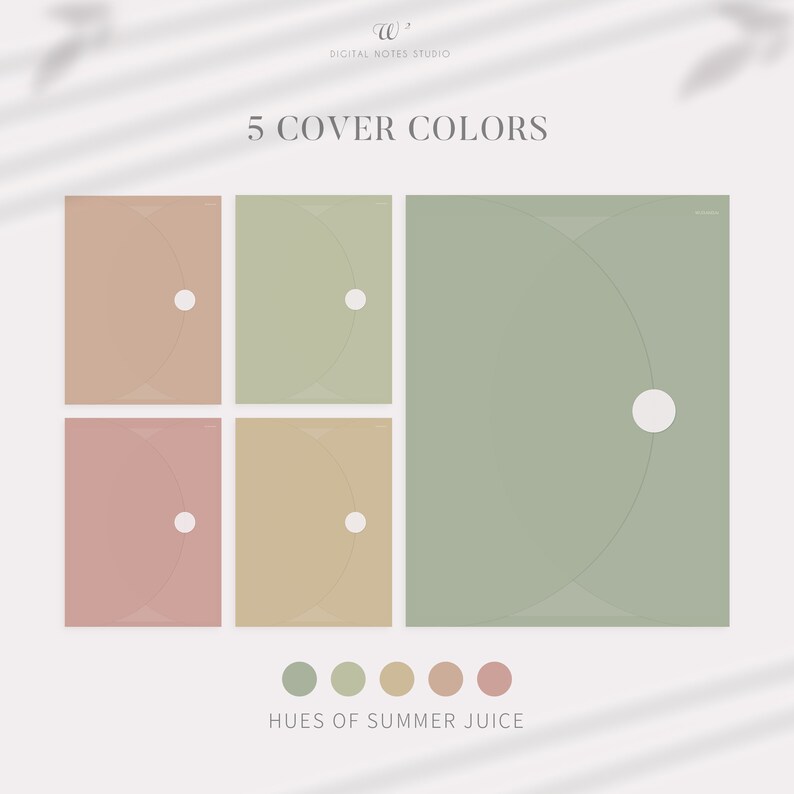 Digital Notebook,12 Hyperlinked Tabs for Goodnotes Notability, Ipad, 4 ...