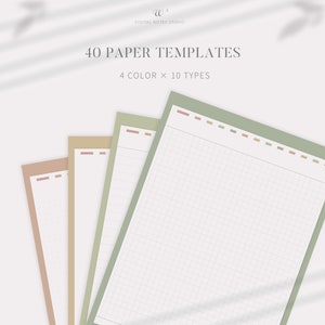 Digital Notebook,12 Hyperlinked Tabs for Goodnotes Notability, Ipad, 4 ...