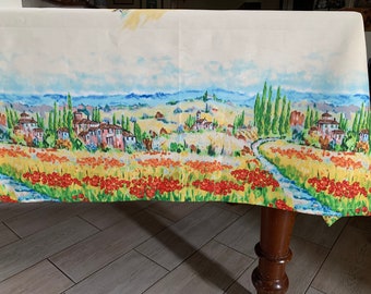 Tuscan Tablecloth | Etsy