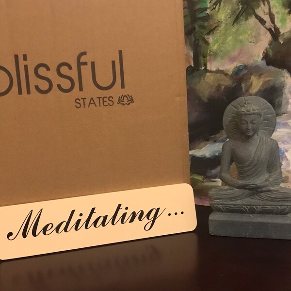 Meditation Sign - Etsy