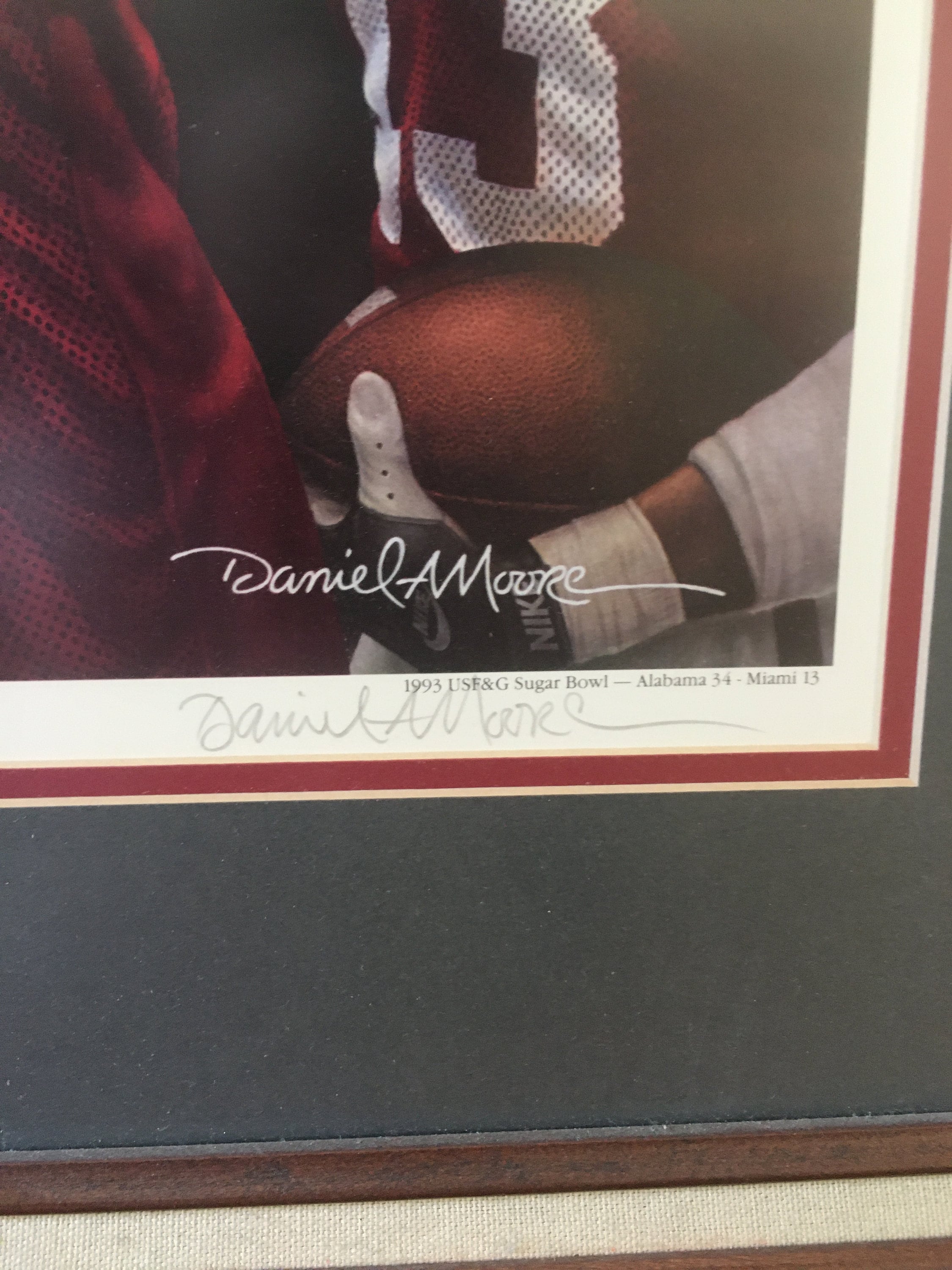 Alabama Football Gene Stallings Framed Artwork | Daniel Moore Print ...