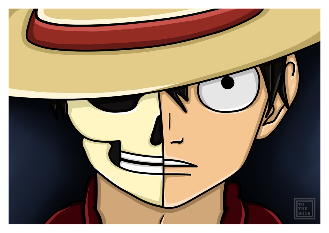 Luffy From One Piece Art Print - Etsy