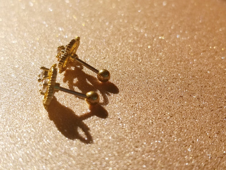 Sailor Moon Stainless Steel Ear Tragus Cartilage Earrings, Stud ...