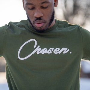 Baptism T Shirt "chosen" Shirt Baptism Gift, Christian & Motivational ...