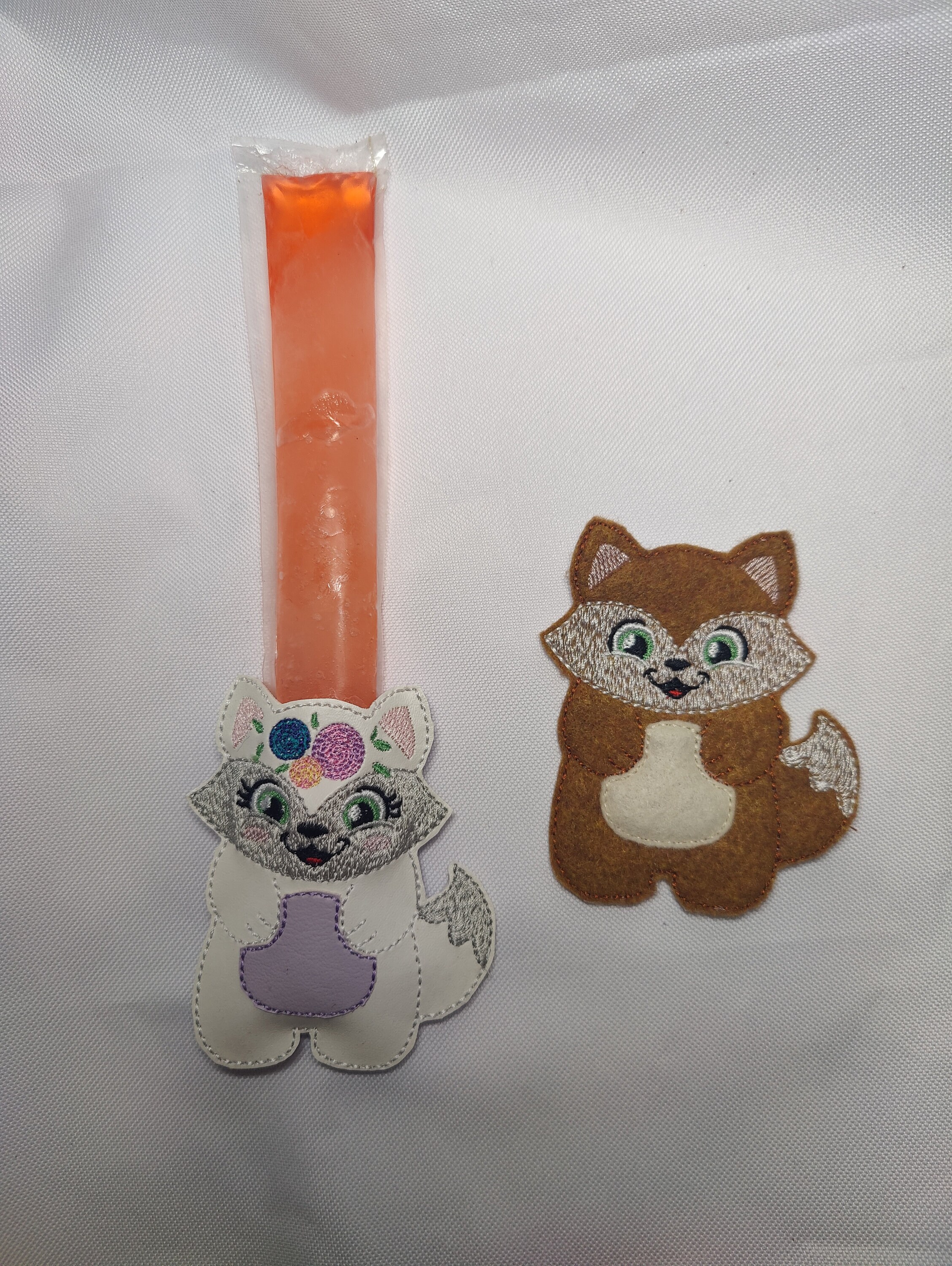 Fox Ice Pop Holder, Floral Fox Popsicle Holder - Etsy