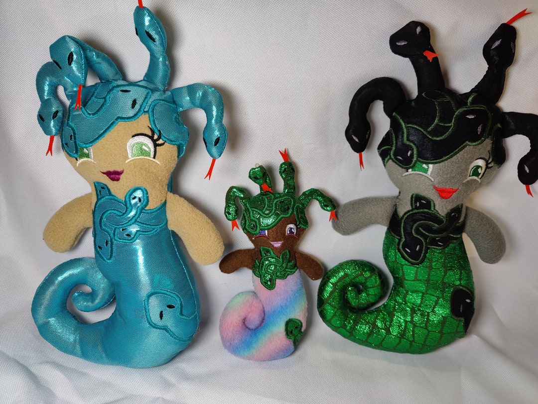 Medusa Stuffie, Mythical Creature Medusa Plushie - Etsy