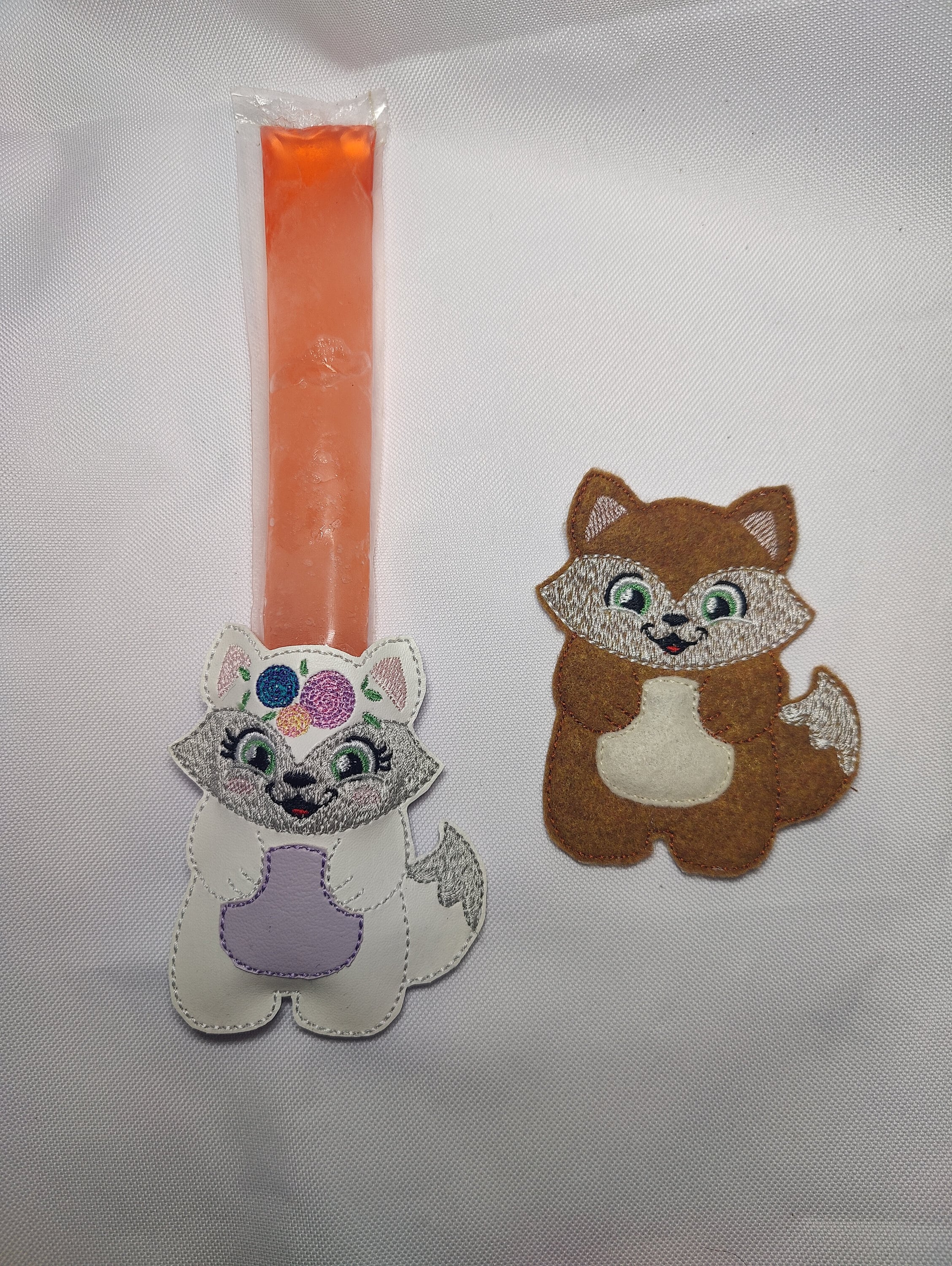 Fox Ice Pop Holder, Floral Fox Popsicle Holder - Etsy