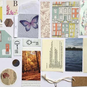 Mini Grab Bags, Collage Kit, Paper Ephemera Pack, Craft Pack, Scrapbook ...