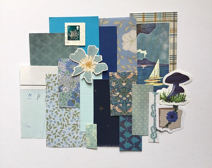 Mini Grab Bag, Collage Kit, Paper Ephemera Pack, Craft Pack ...