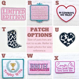 Western Patch for Trucker Hat Cowboy Patch Bulk Iron on Patch Bundle ...