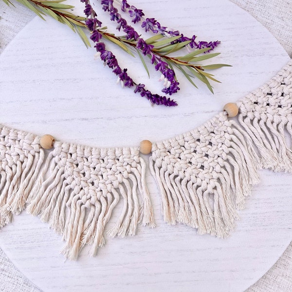 Macrame Banner - Etsy