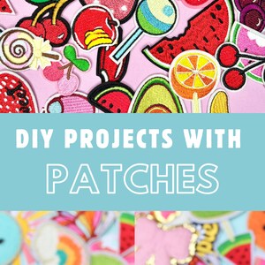 Iron on Patch Bundle of Fruit Patches Bulk Candy Patches for Jacket ...