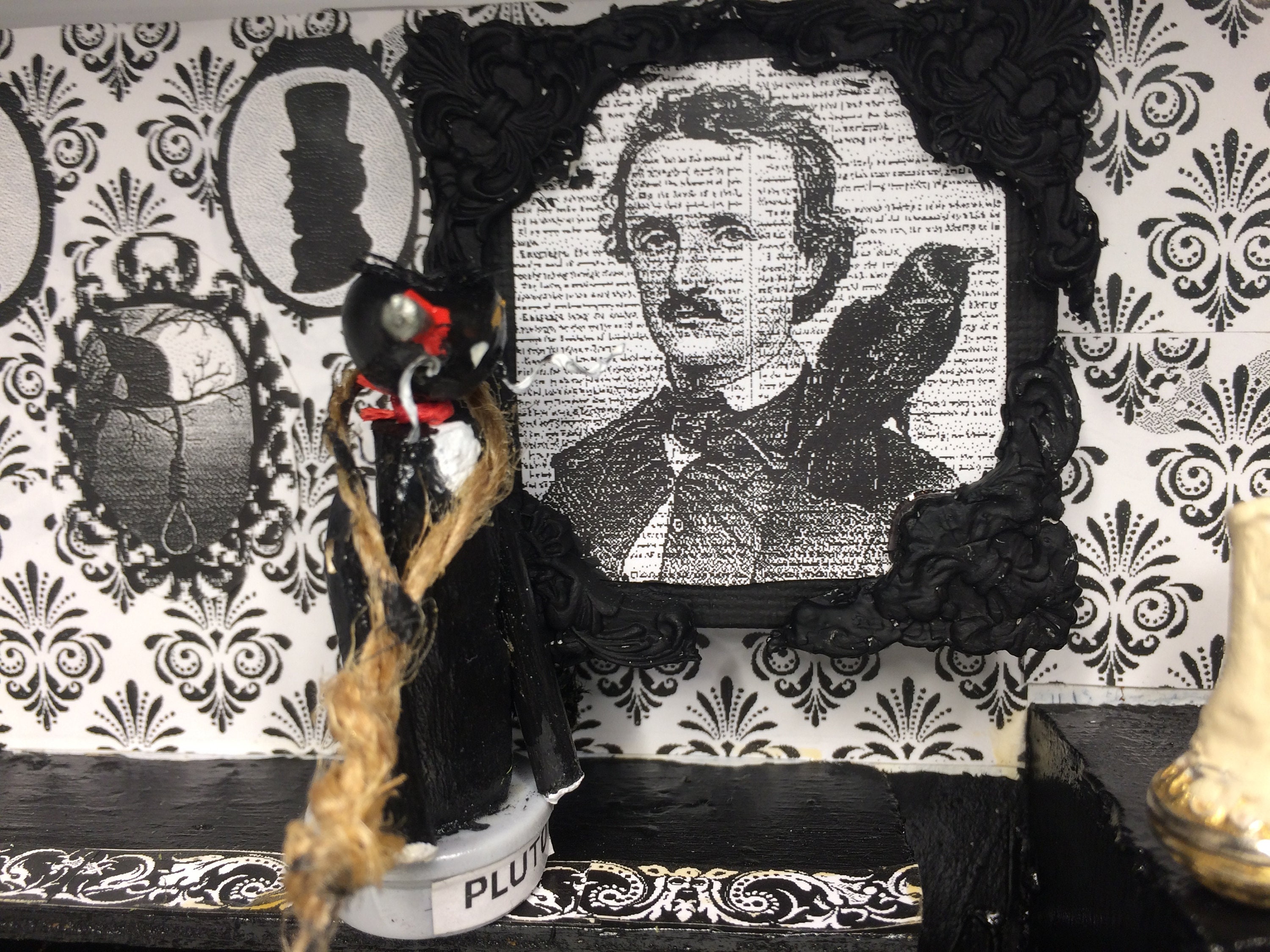 Edgar Allan Poe’s the Black Cat Miniature Puppet Theatre - Etsy